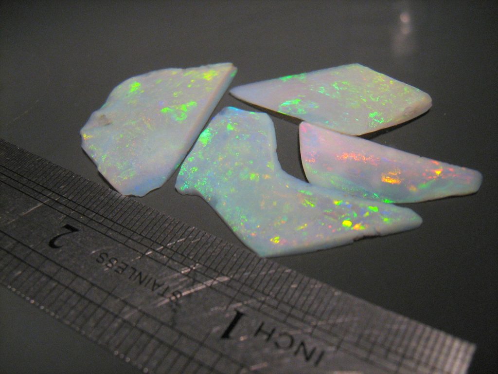 Australian Rough Crystal Opal 37.5ct Coober Pedy Olympic Rubs I38 ...