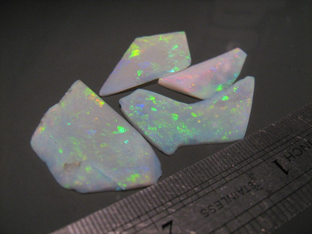 Australian Rough Crystal Opal 37.5ct Coober Pedy Olympic Rubs I38 ...