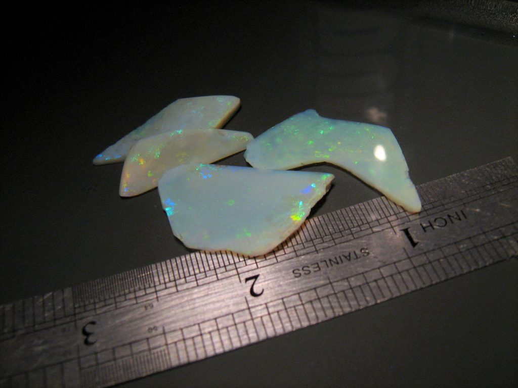 Australian Rough Crystal Opal 37.5ct Coober Pedy Olympic Rubs I38 ...