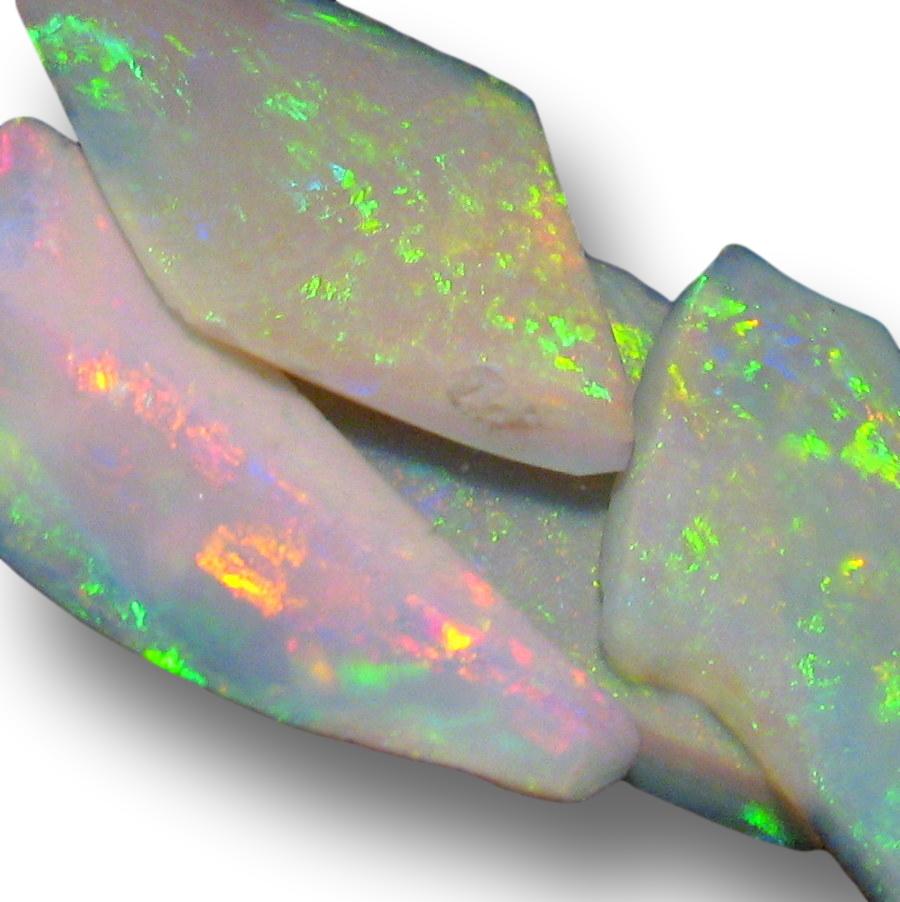 Australian Rough Crystal Opal 37.5ct Coober Pedy Olympic Rubs I38 ...